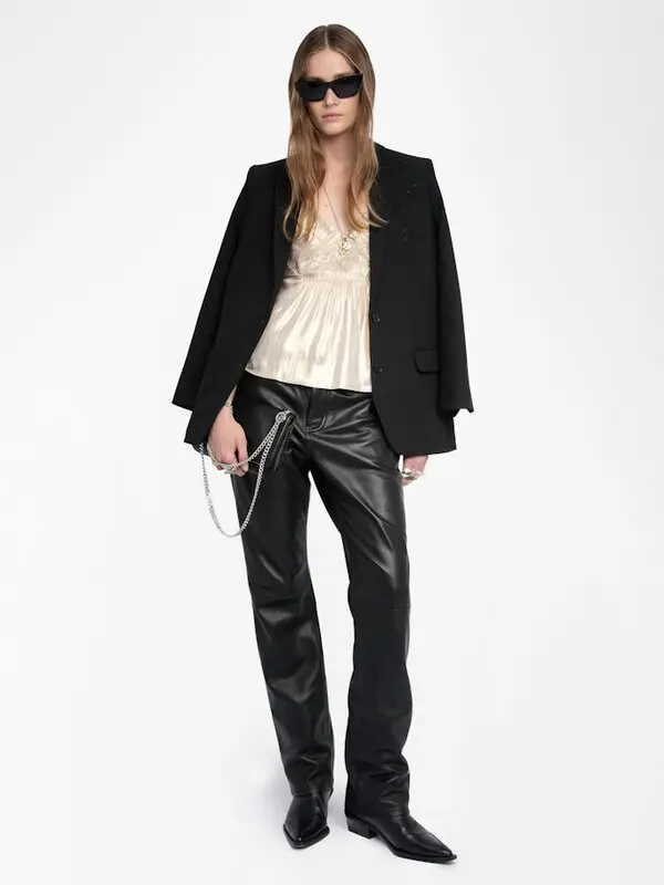 Zadig&Voltaire Cayonne Satin Camisole - Gold