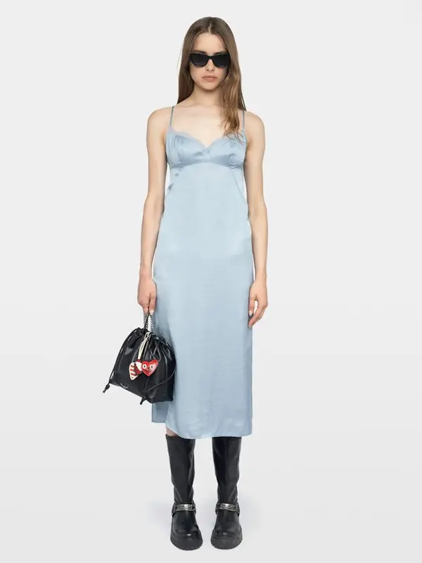 Zadig&Voltaire Rialta Satin Midi Dress