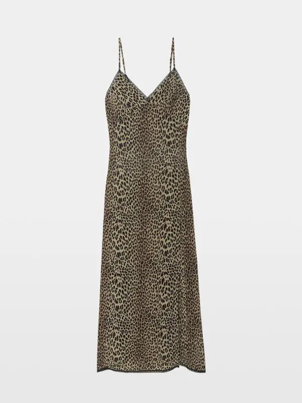 Zadig&Voltaire Ramelil Long Dress - Leaves
