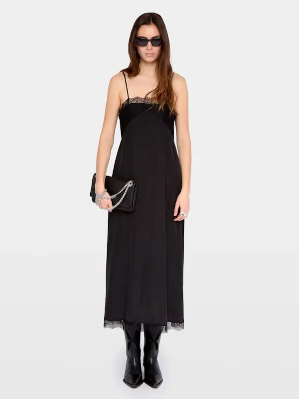 Zadig&Voltaire Ridar Silk Dress - Black