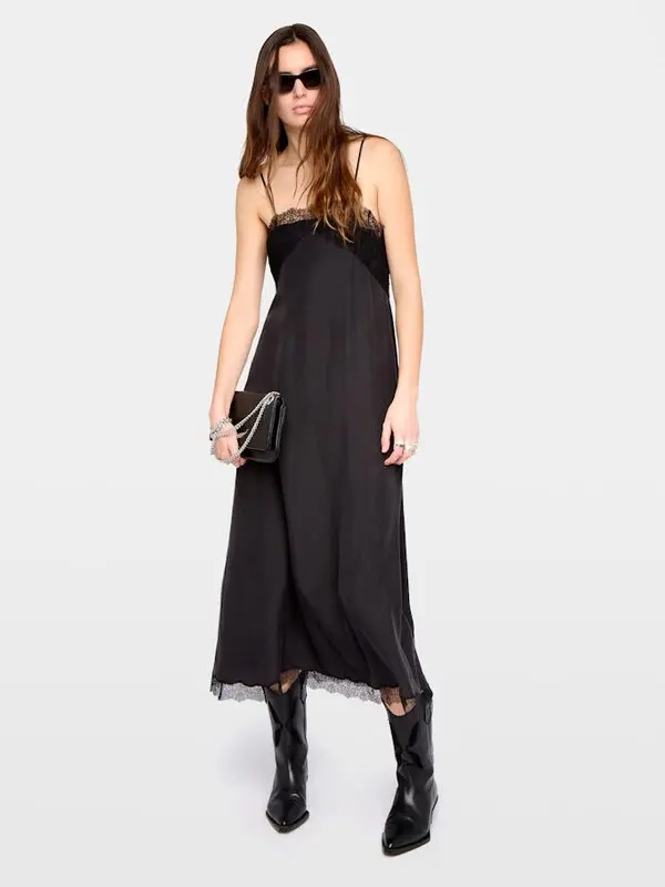 Zadig&Voltaire Ridar Silk Dress - Black