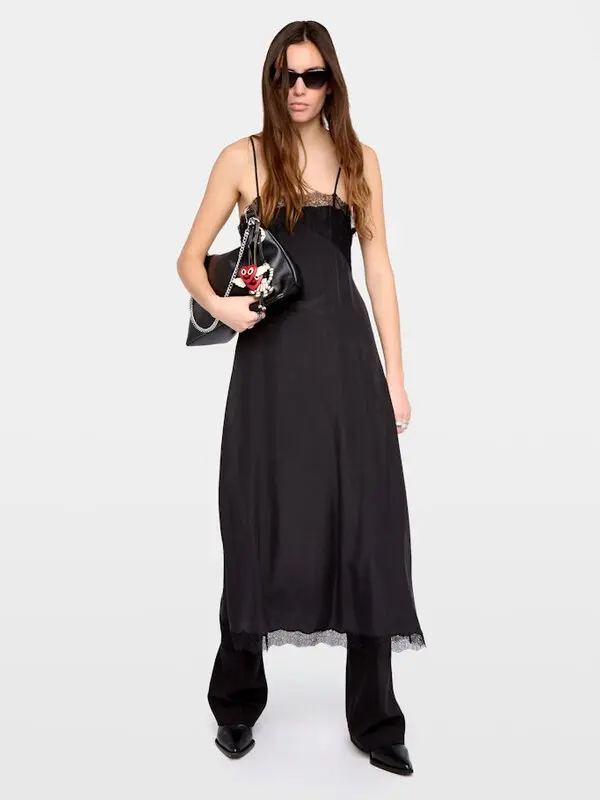 Zadig&Voltaire Ridar Silk Dress - Black