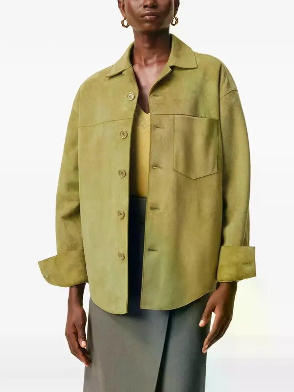 AMI Paris Buttoned Chest-pocket Overshirt