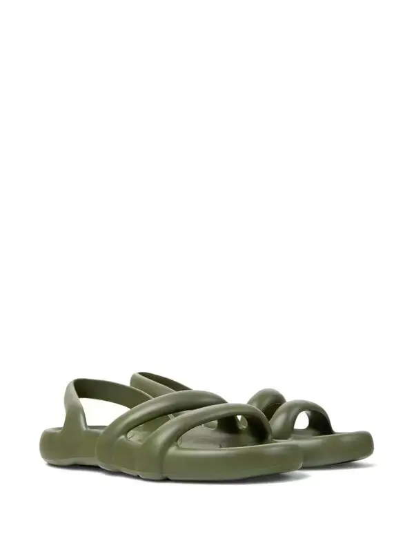 Camper Kobarah Strap Flat Sandals - Green