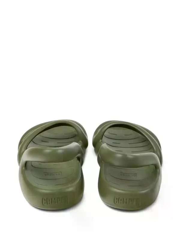 Camper Kobarah Strap Flat Sandals - Green