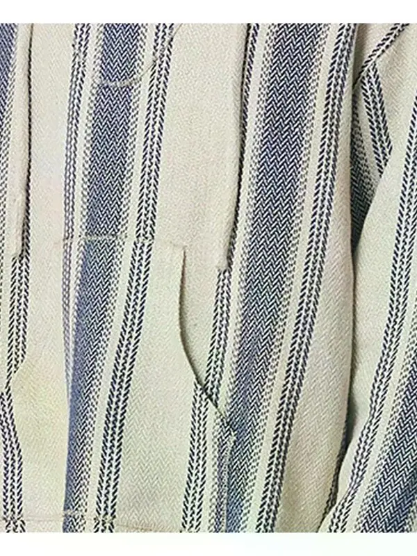 KURO Stripe Linen Parka