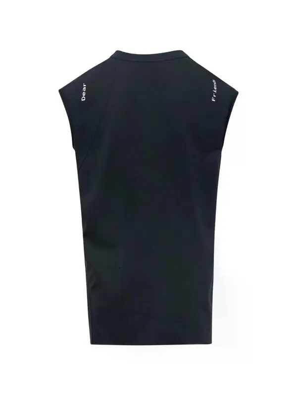 ORDINARY COUTURE CODE Asymmetric Sleeveless Top