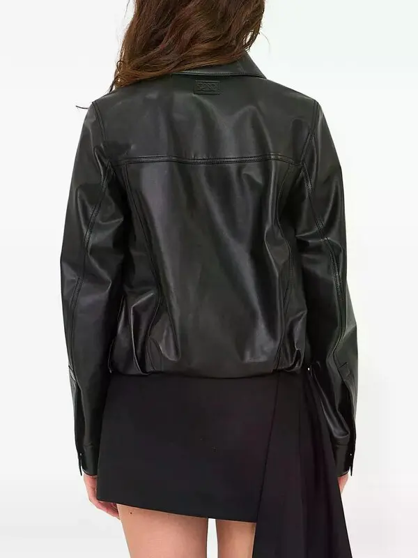 Loewe Cropped Button-up Jacket - Black