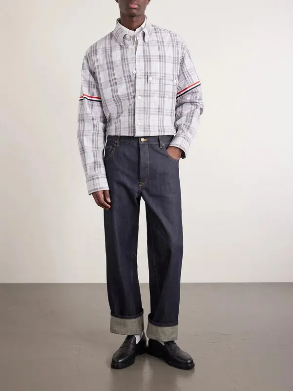 Thom Browne Prescott Round-frame Sunglasses - Gray