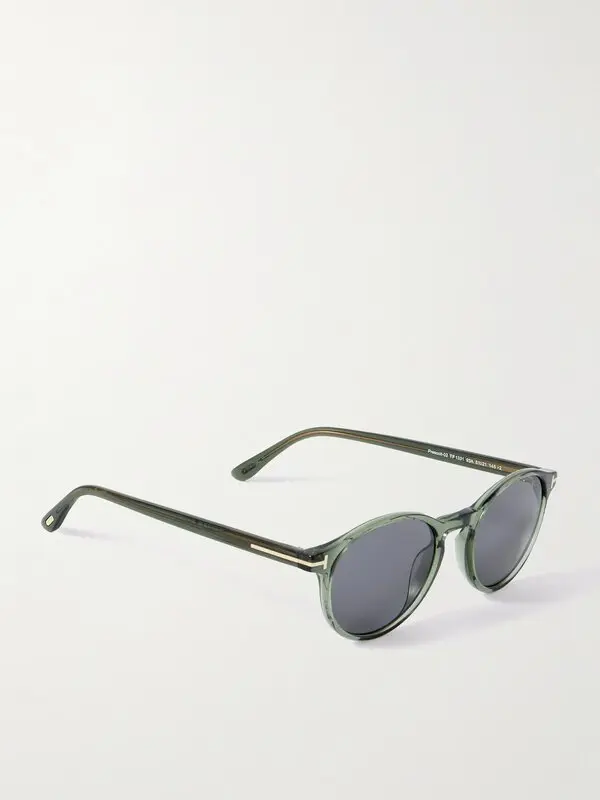 TOM FORD Prescott Round-frame Sunglasses