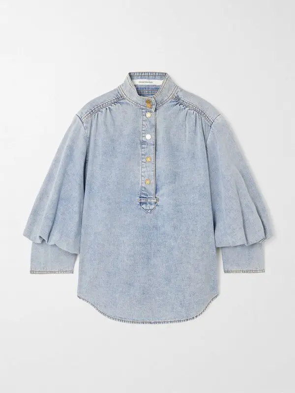 Zimmermann Denim Blouse - Light Denim