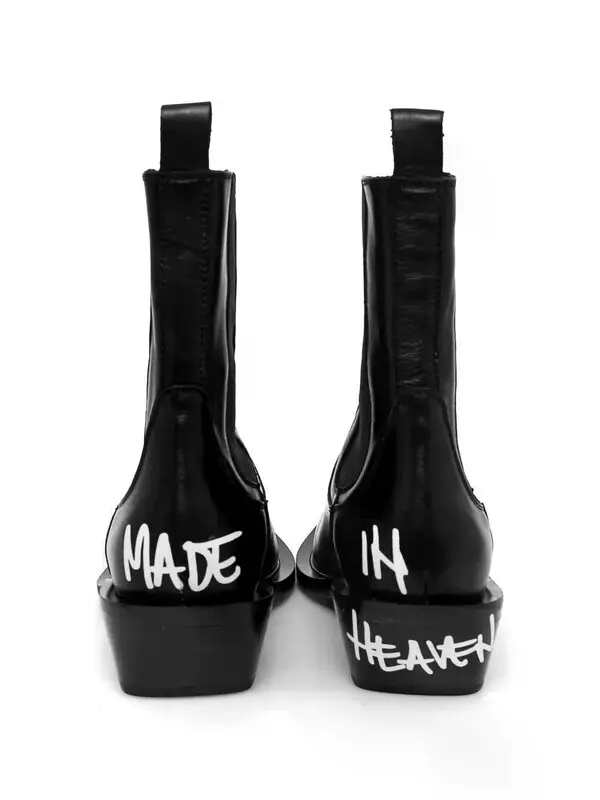 Fiorucci Pull-tab Lettering Boots