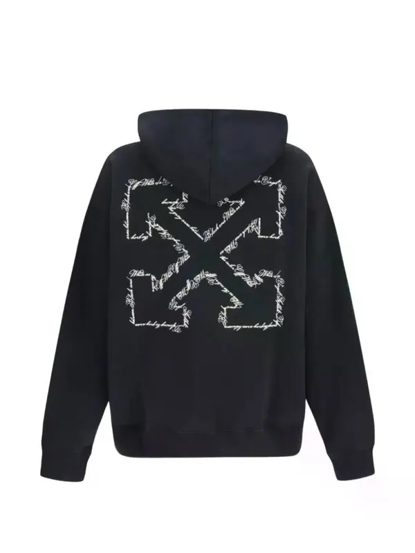 Off-White Arrow Graphic Hoodie - Black