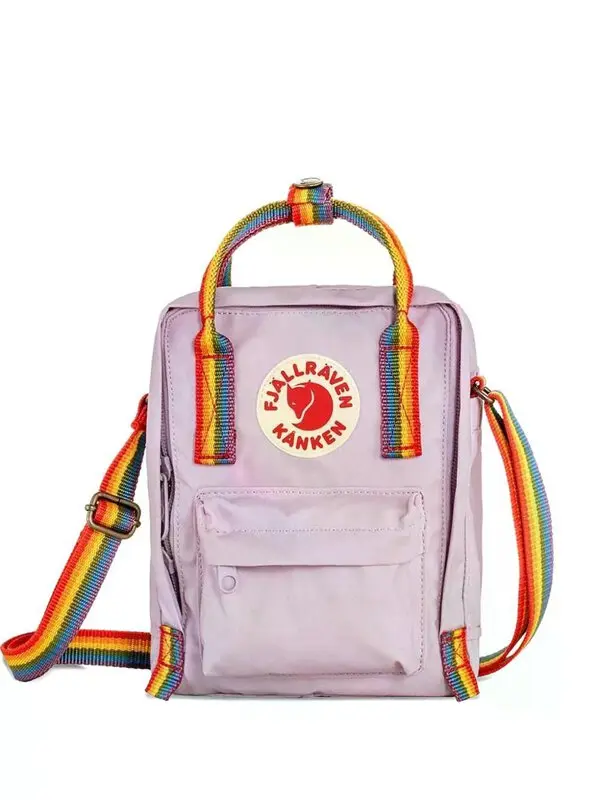 Fjallraven Mini Kånken Tote Bag With Rainbow Handle