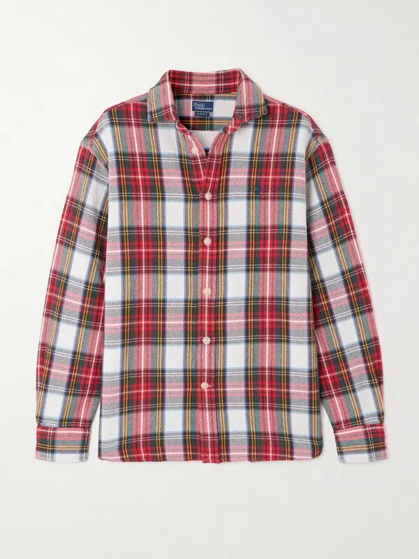 Polo Ralph Lauren Checked Cotton-flannel Shirt - Red