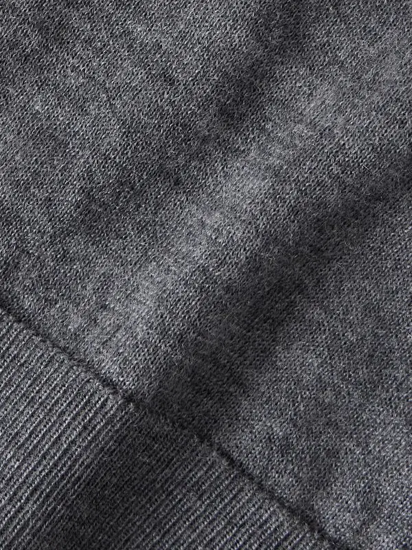 Loulou De Saison Migo Cashmere Polo Shirt - Gray