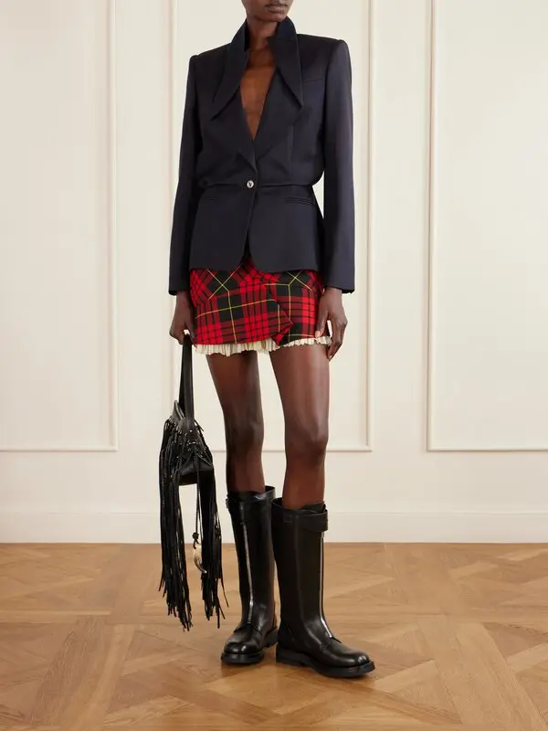 Alexander McQueen Wool Blazer - Blue