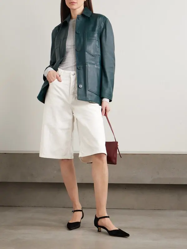 HAIKURE Becky Cotton And Linen-blend Twill Shorts - Neutrals