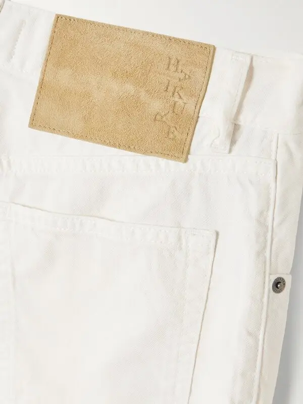 HAIKURE Becky Cotton And Linen-blend Twill Shorts - Neutrals
