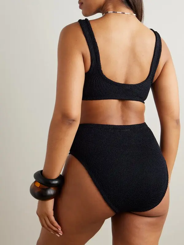Hunza G Nadine Original Crinkle Bikini - Black
