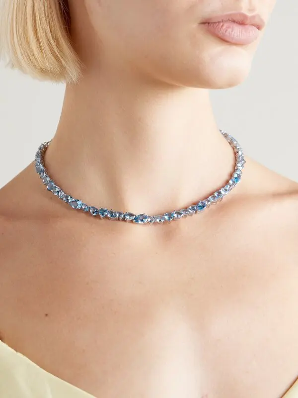 Completedworks Recycled Necklace With Cubic Zirconia And Spinel