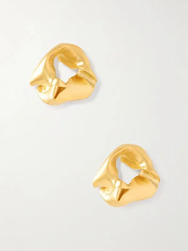 Completedworks Notsobig Scrunch Vermeil Earrings - Gold