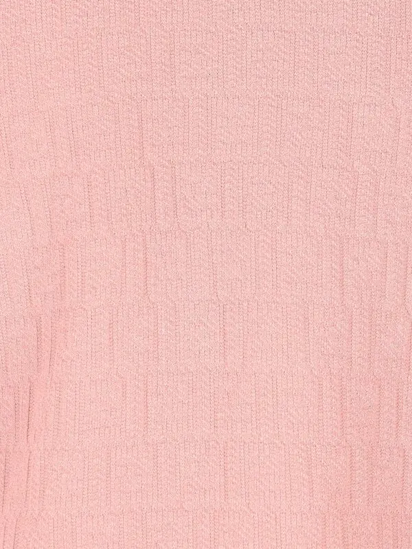 Fendi Cotton And Silk Blend Sweater - Pink