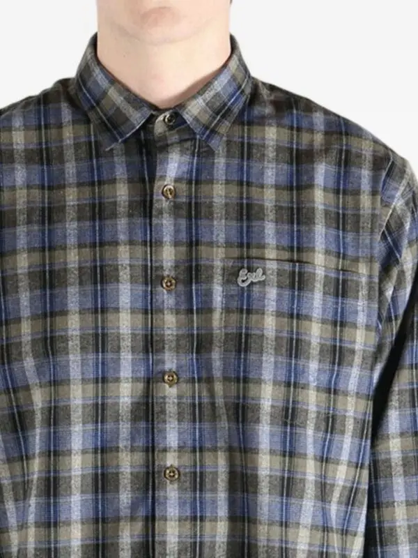 ERL Checked Shirt - Grey