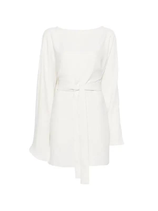 PAROSH Short Dress - White