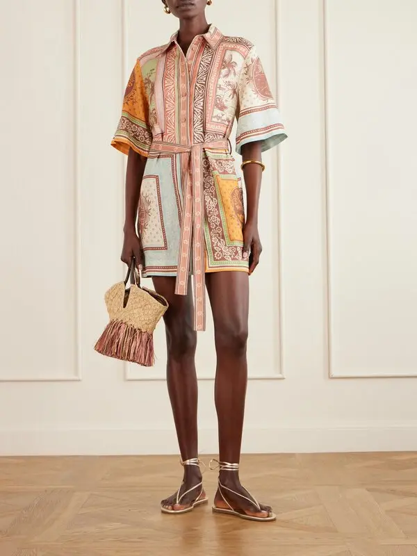 Alemais Surrealist Summer Scarf Midi Dress - Multi | Editorialist