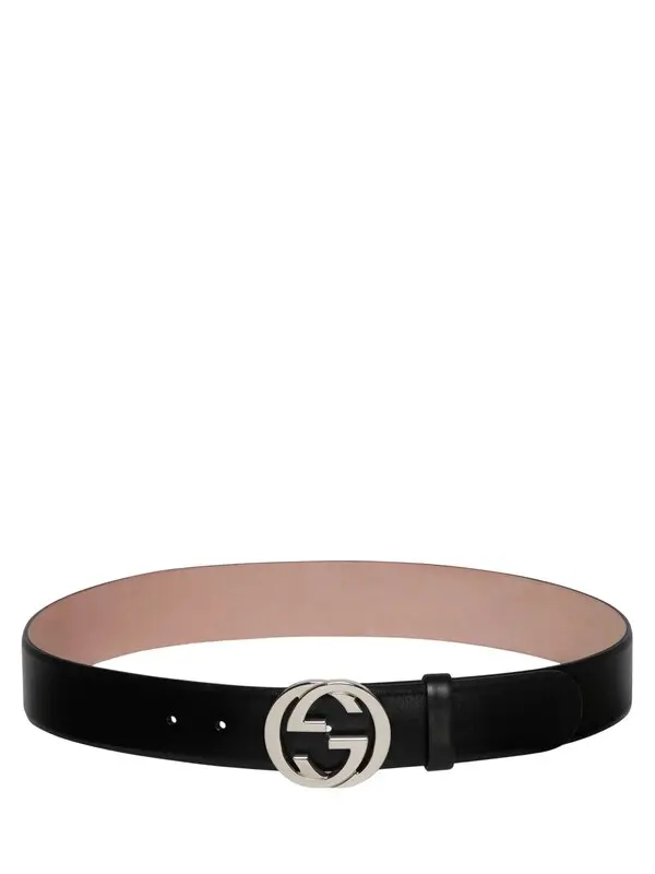 Gucci Belt With Gg Cross Buckle