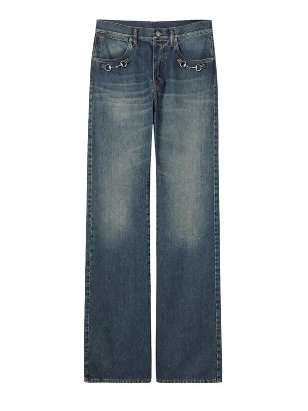 Gucci Cotton Denim Trousers
