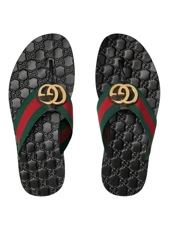 Gucci Riviera Flip-flops - Black
