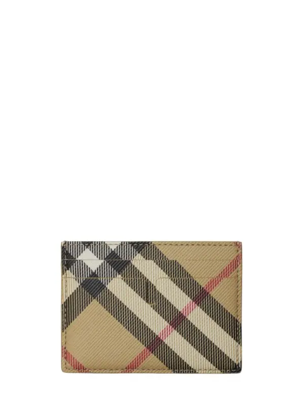 Burberry Nova Check Card Holder - Beige