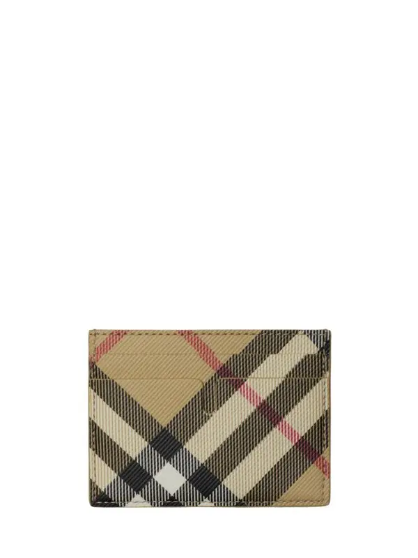 Burberry Nova Check Card Holder - Beige