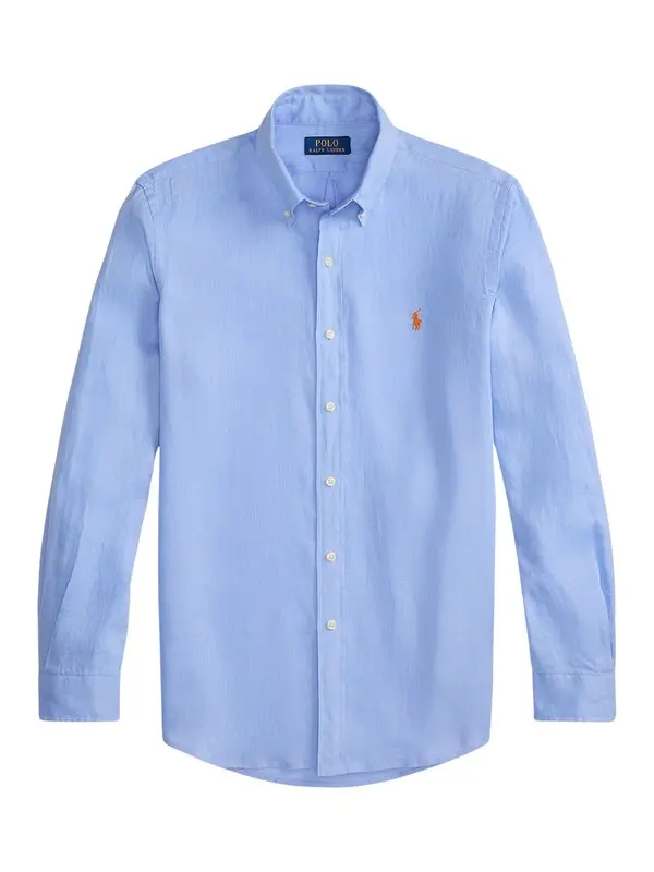 Polo Ralph Lauren Linen Shirt - Sky Blue