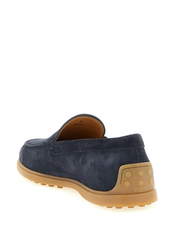 TOD'S Leather Moccasin - Blue