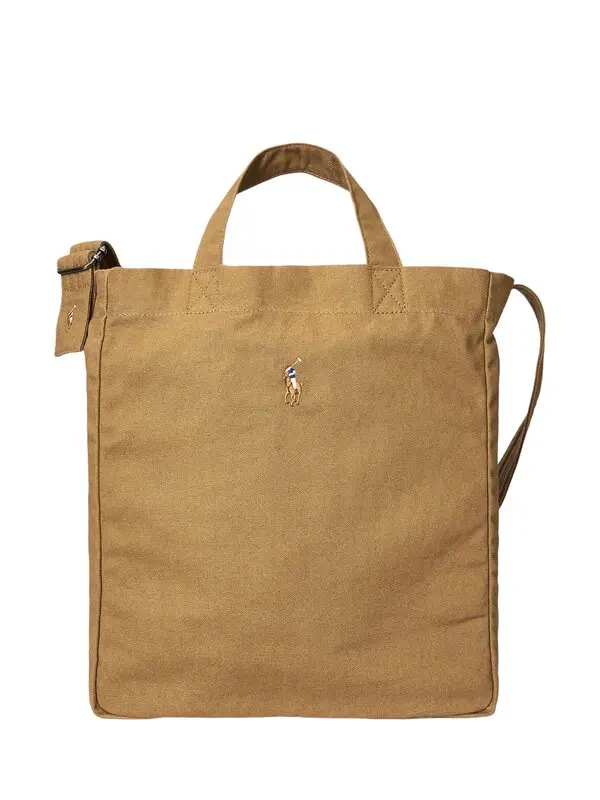 Polo Ralph Lauren Canvas Shopper Tote Bag - Beige