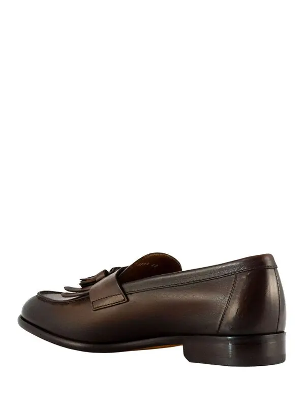 DOUCAL'S Leather Moccasin - Brown