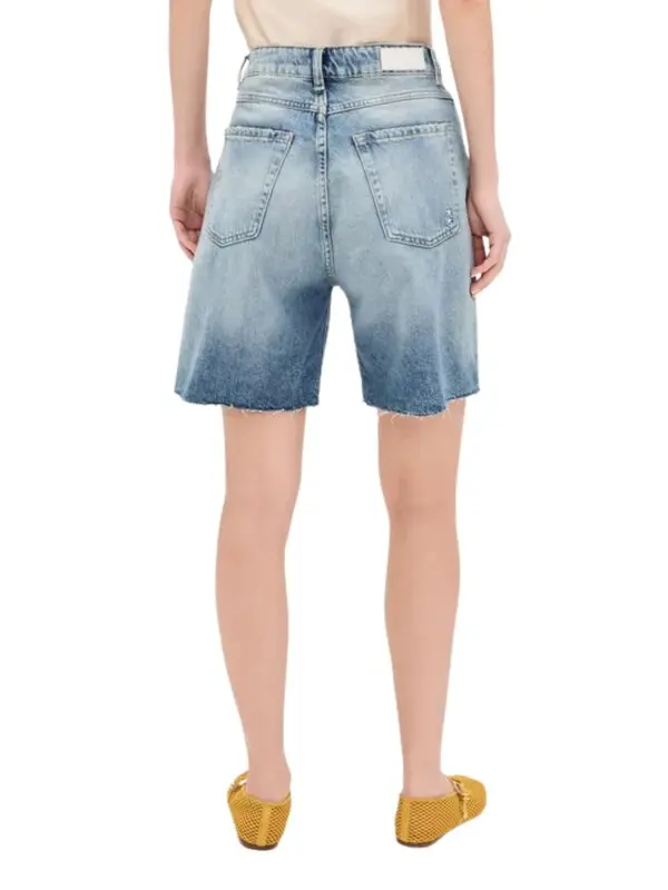 ICON DENIM LOS ANGELES Lea Denim Shorts - Blue