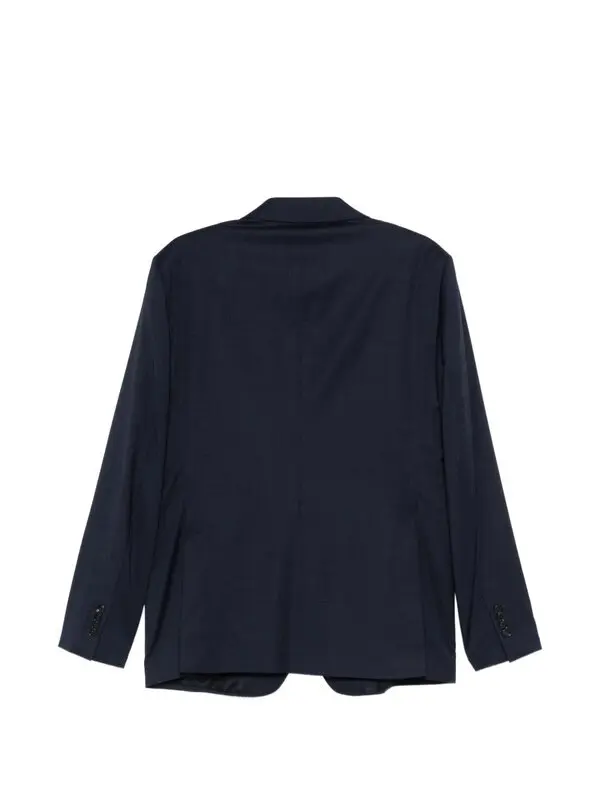 Tagliatore Single-breasted Blazer - Blue