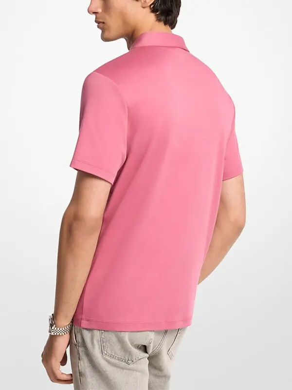 Michael Kors Polo Shirt With Logo - Pink