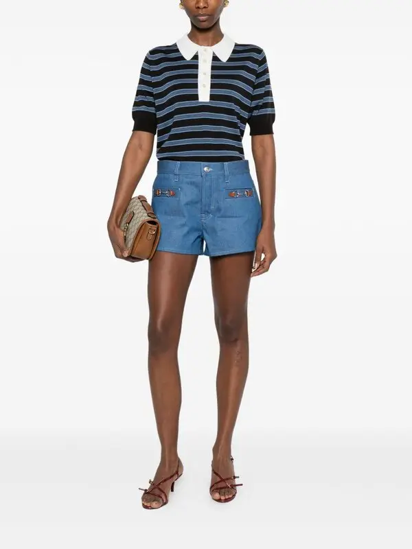 Gucci Denim Cotton Shorts