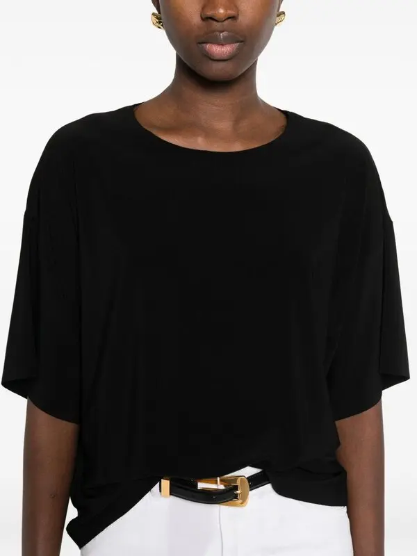 Norma Kamali Short Sleeve Crewneck T-shirt