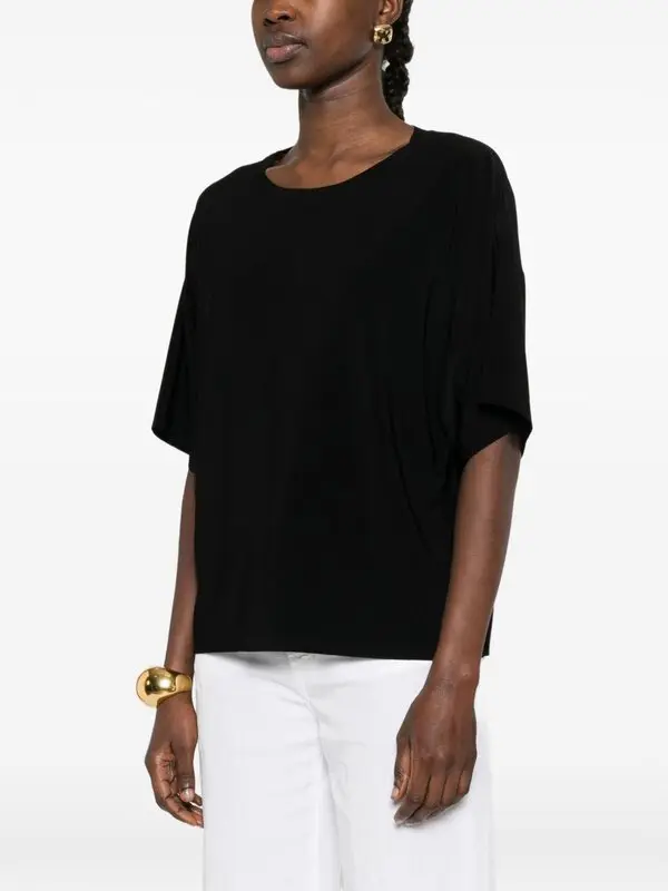 Norma Kamali Short Sleeve Crewneck T-shirt