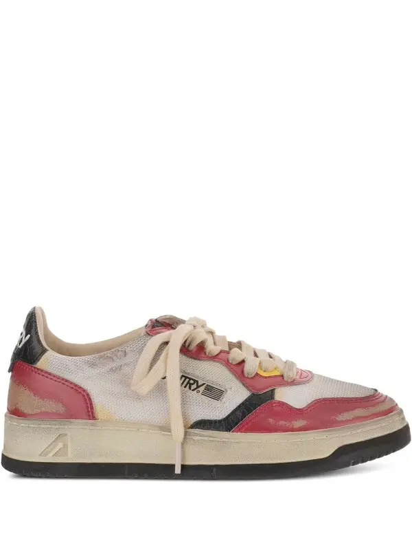 AUTRY Super Vintage Low Sneakers - Red