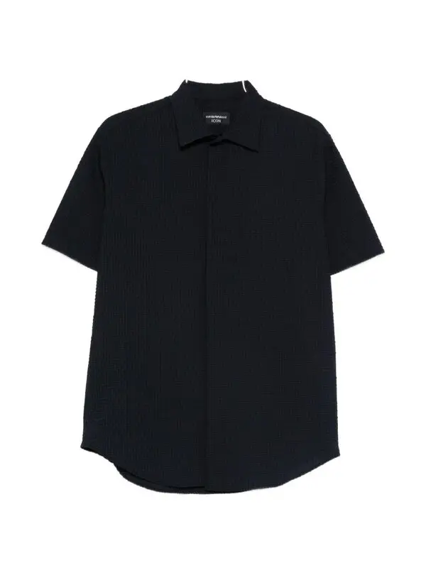 Emporio Armani Short Sleeves Shirt - Blue