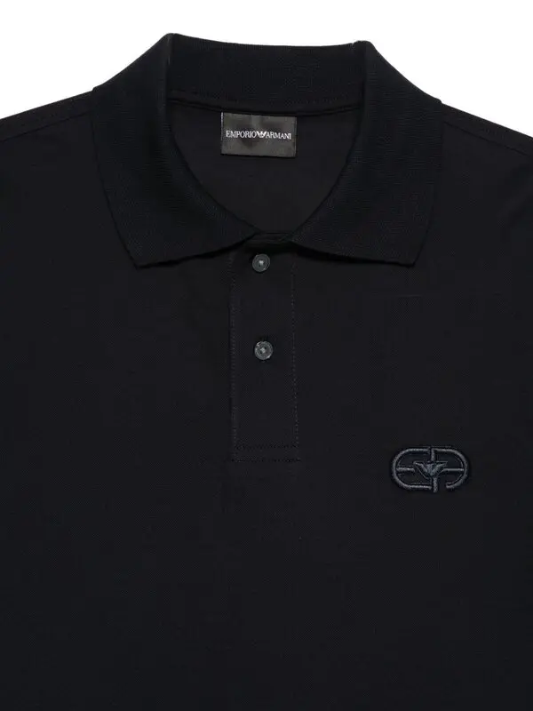 Emporio Armani Logo Cotton Polo Shirt