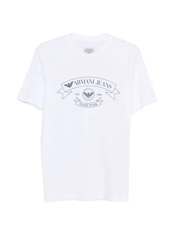 Emporio Armani Logo Cotton T-shirt - White