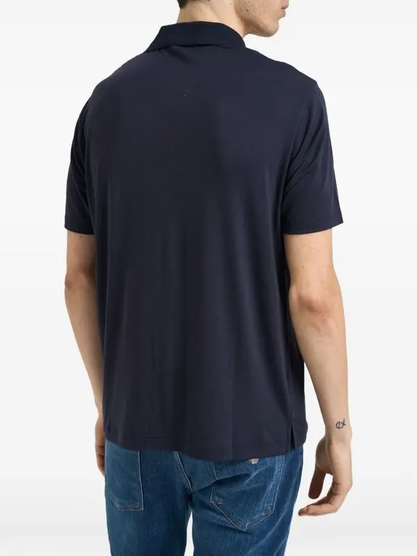 Emporio Armani Logo Polo Shirt - Blue